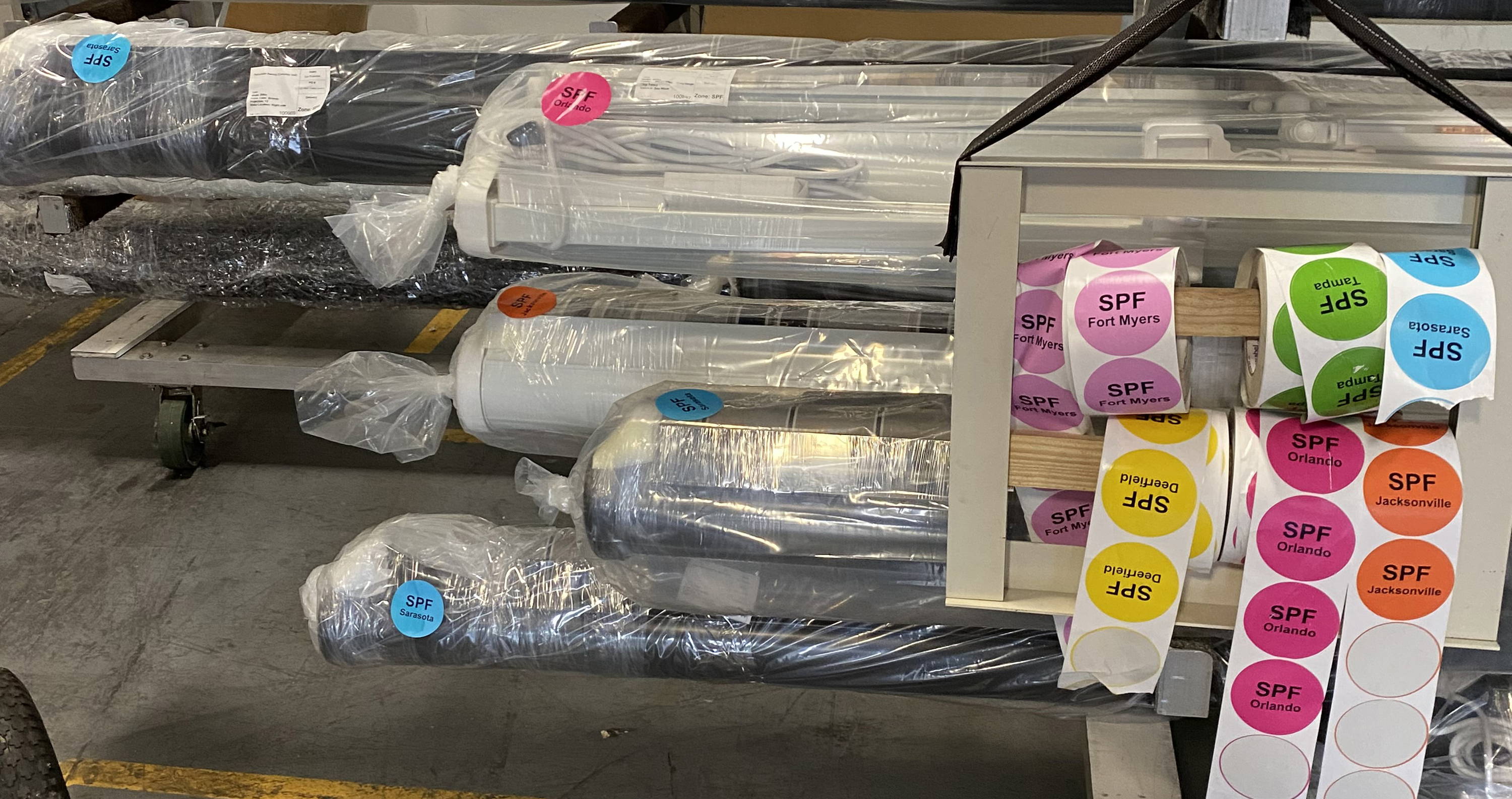 Color Coded Organization Brightens Purchasing Manager's Workflow