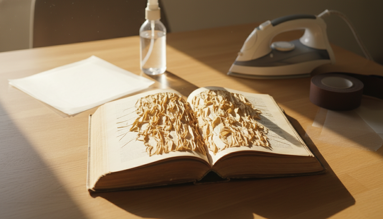 How to Fix Water Damaged Book Pages at Home | DIY Guide