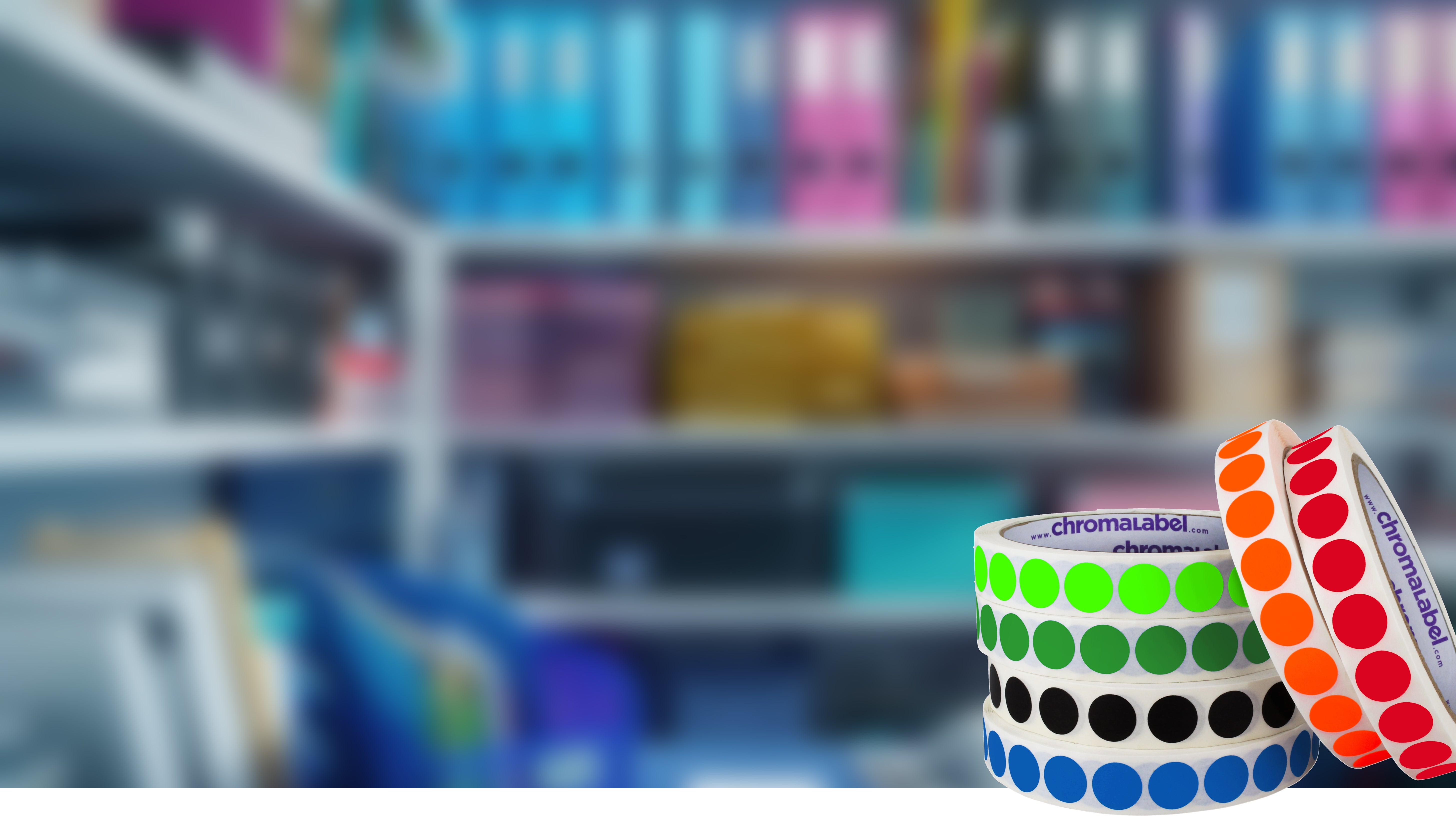 1/2" (12.7 mm) Color Coding Dot Labels