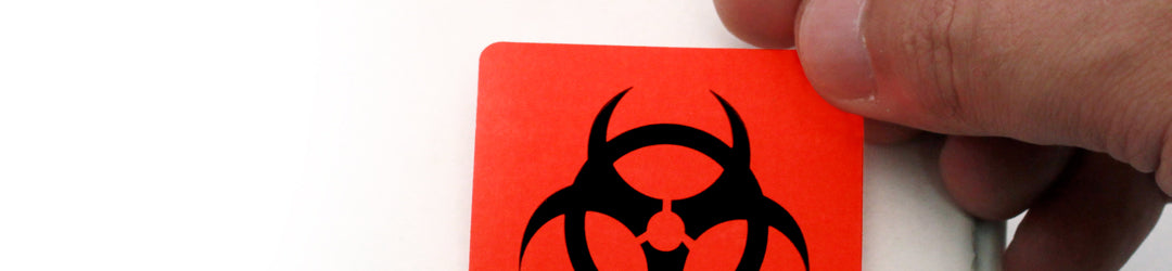 Fluorescent Biohazard Stickers | Biohazard Labels