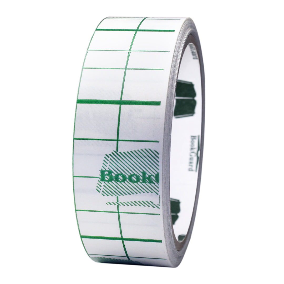 1-1/2" Wide Vinyl Book-Binding Tape on Crosshatch Liner | 10yds, 5mils