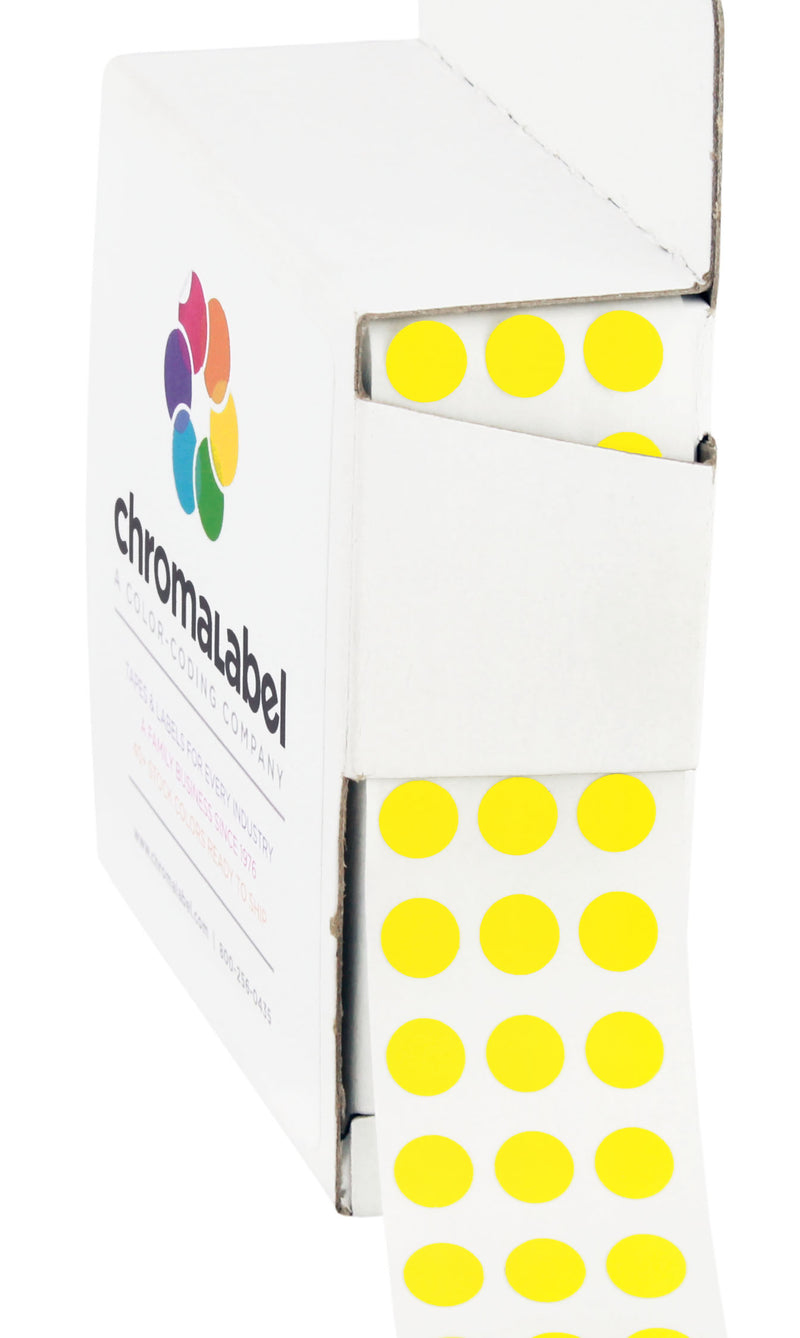 1/4" Color Coding Sticker Dots | Colored Circle Stickers