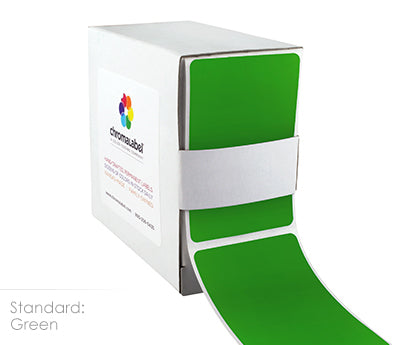 2" x 3" Square Color-Code Stickers | 250/Box, Permanent Adhesive