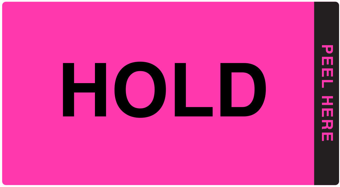 Removable 6" x 11" Removable Double-Layered Action Labels-25 per pack