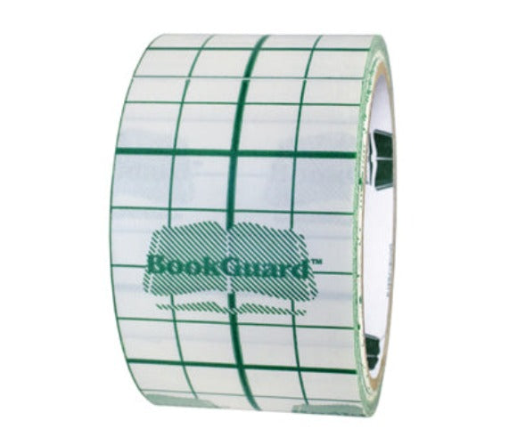 2" Vinyl Book-Binding Clear Sticky Tape on Liner | Perm. Adhesive